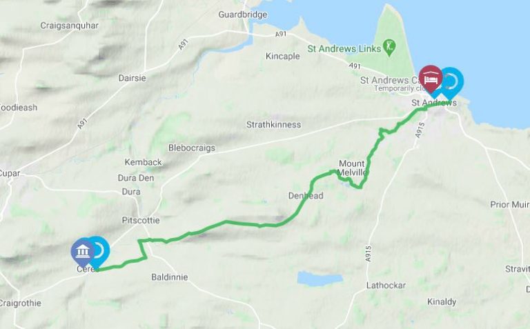 Fife Pilgrim Way – Ceres to St Andrews – Sandcastle Cottage, Crail ...
